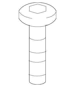 Genuine Headlamp Assembly Bolt VW WHT007527 - Euro Parts Giant
