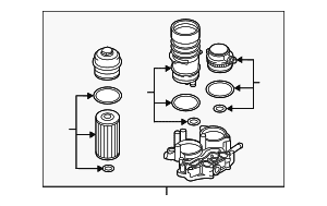 Genuine Oil Filter Housing VW 059115397AG - Euro Parts Giant