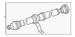 Drive Shaft Audi 8T0521101AA - Euro Parts Giant