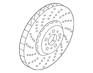 Ventilated Brake Disc Performance 341041 BMW 34107889661 - Euro Parts Giant
