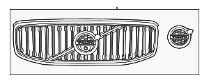 Upper Grille Volvo 31479495 - Euro Parts Giant