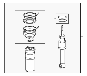 Land Rover Shock Assembly LR016415 - Euro Parts Giant