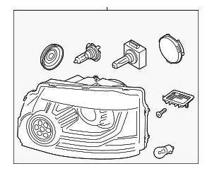 Land Rover Composite Assembly LR052383 - Euro Parts Giant