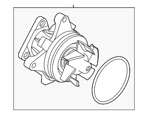 Land Rover Water Pump Assembly LR081578 - Euro Parts Giant